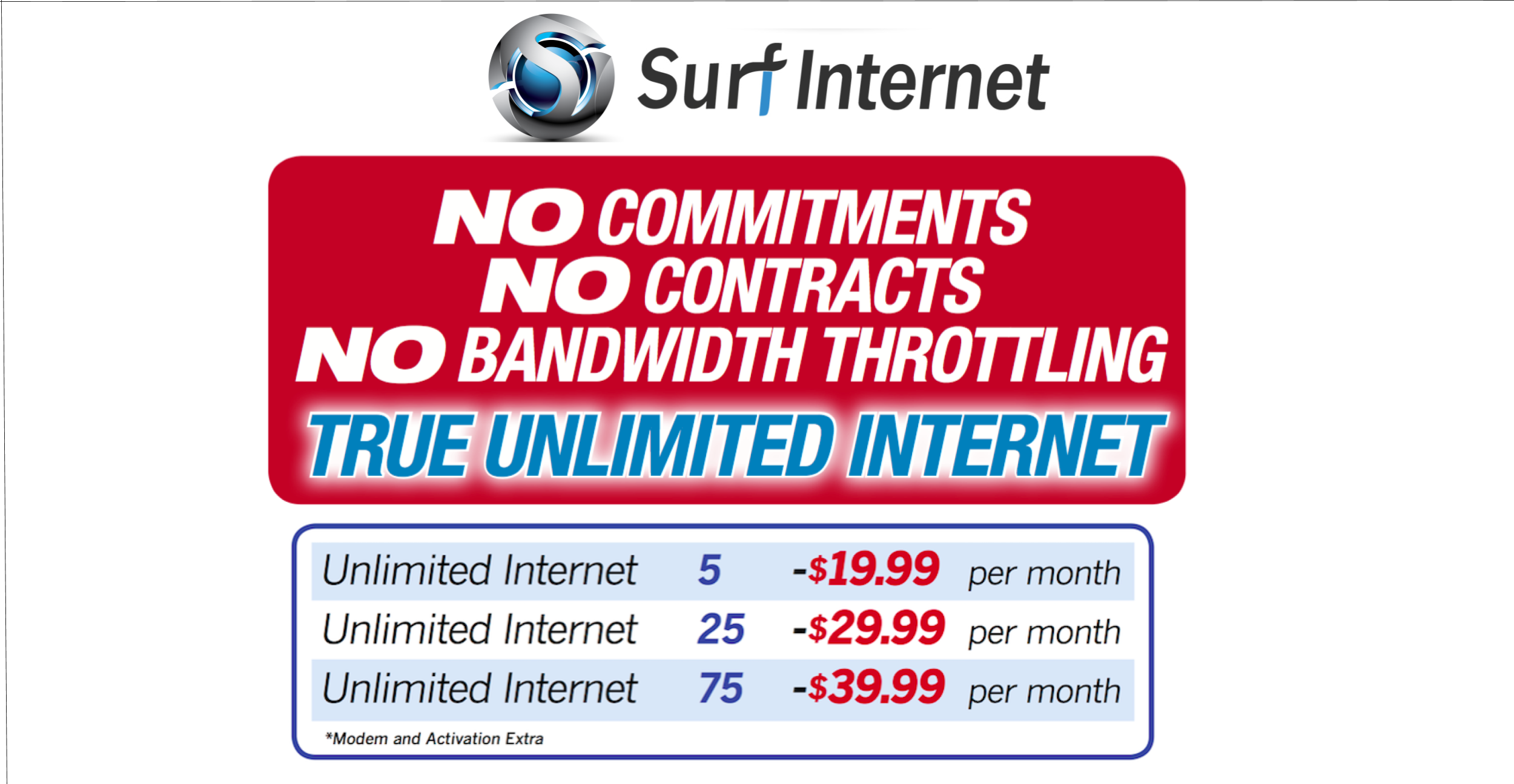 Surf Internet